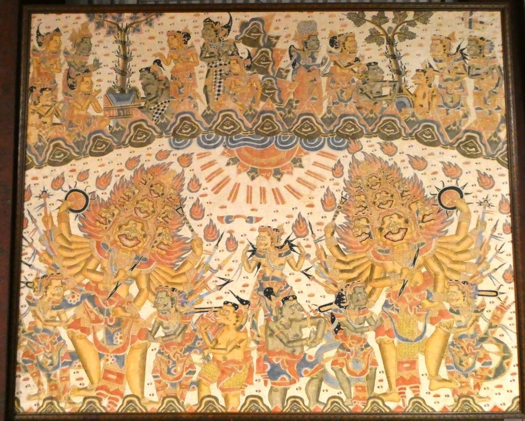 Balinese paintings including Kamasan from Klungkung and traditional ...