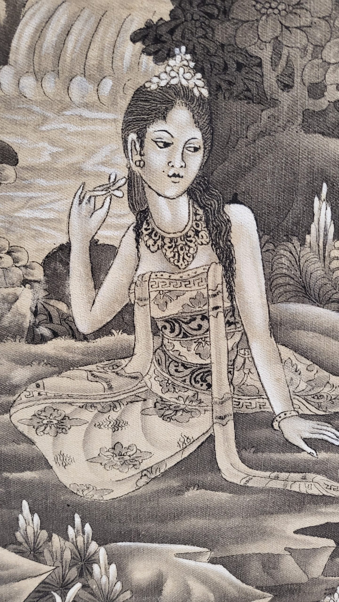 Gaya drawing and painting Ubud Bali - Eye Ma Ozi Collector