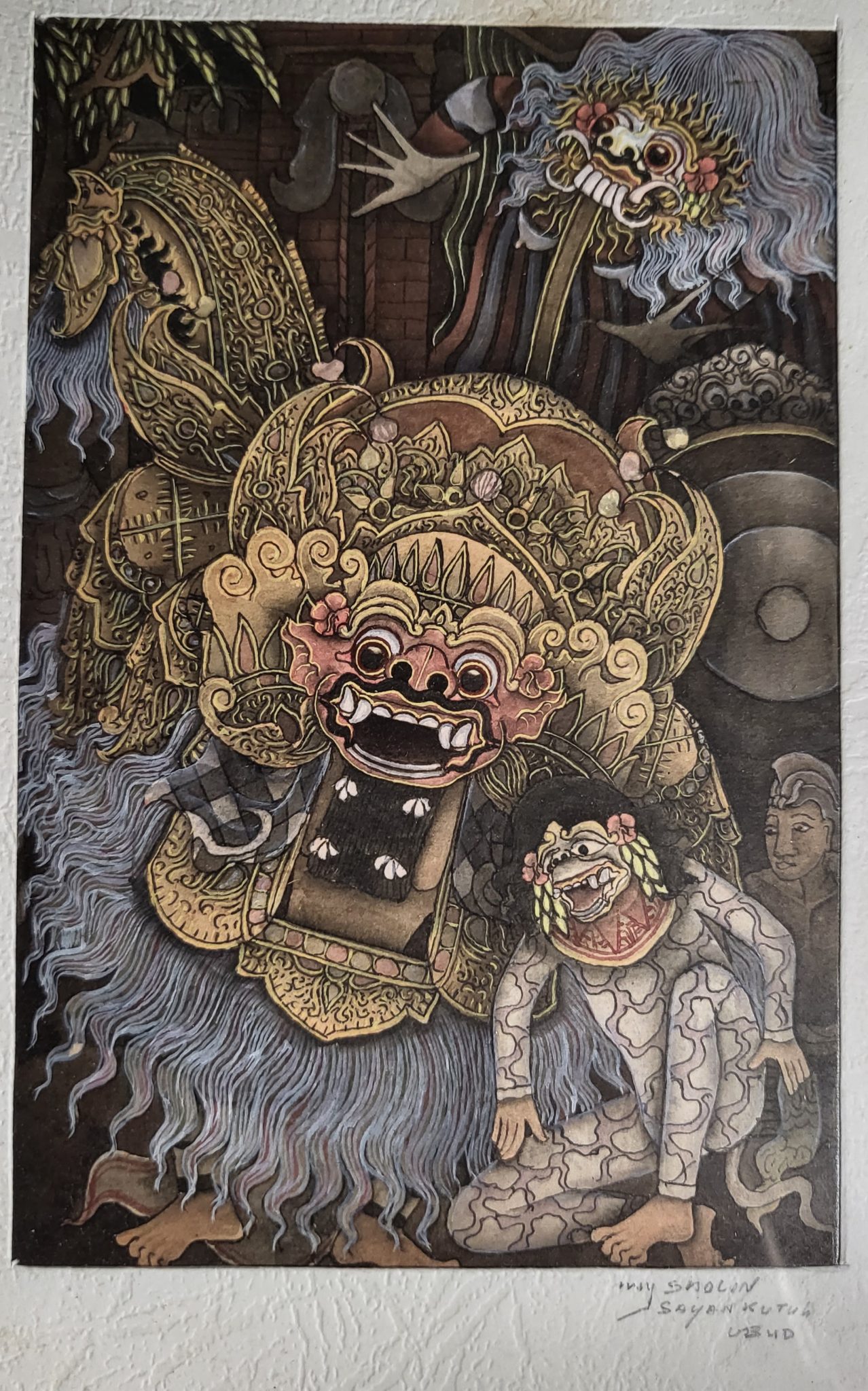 Balinese paintings including Kamasan from Klungkung and traditional ...