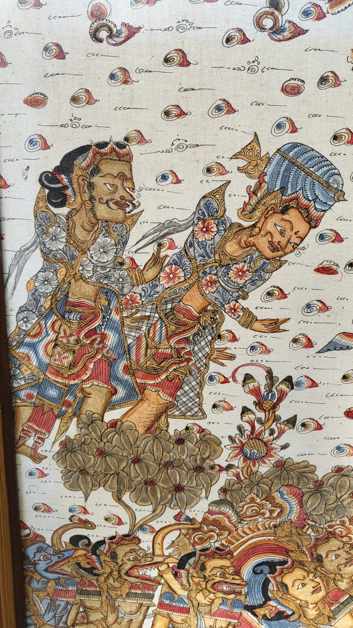 Kamasan Ramayana Garuda painting - Eye Ma Ozi Collector