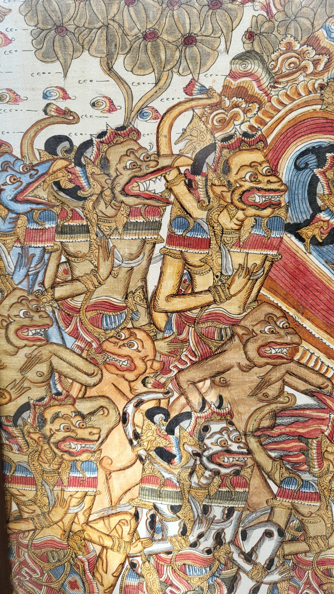 Kamasan Ramayana Garuda painting - Eye Ma Ozi Collector