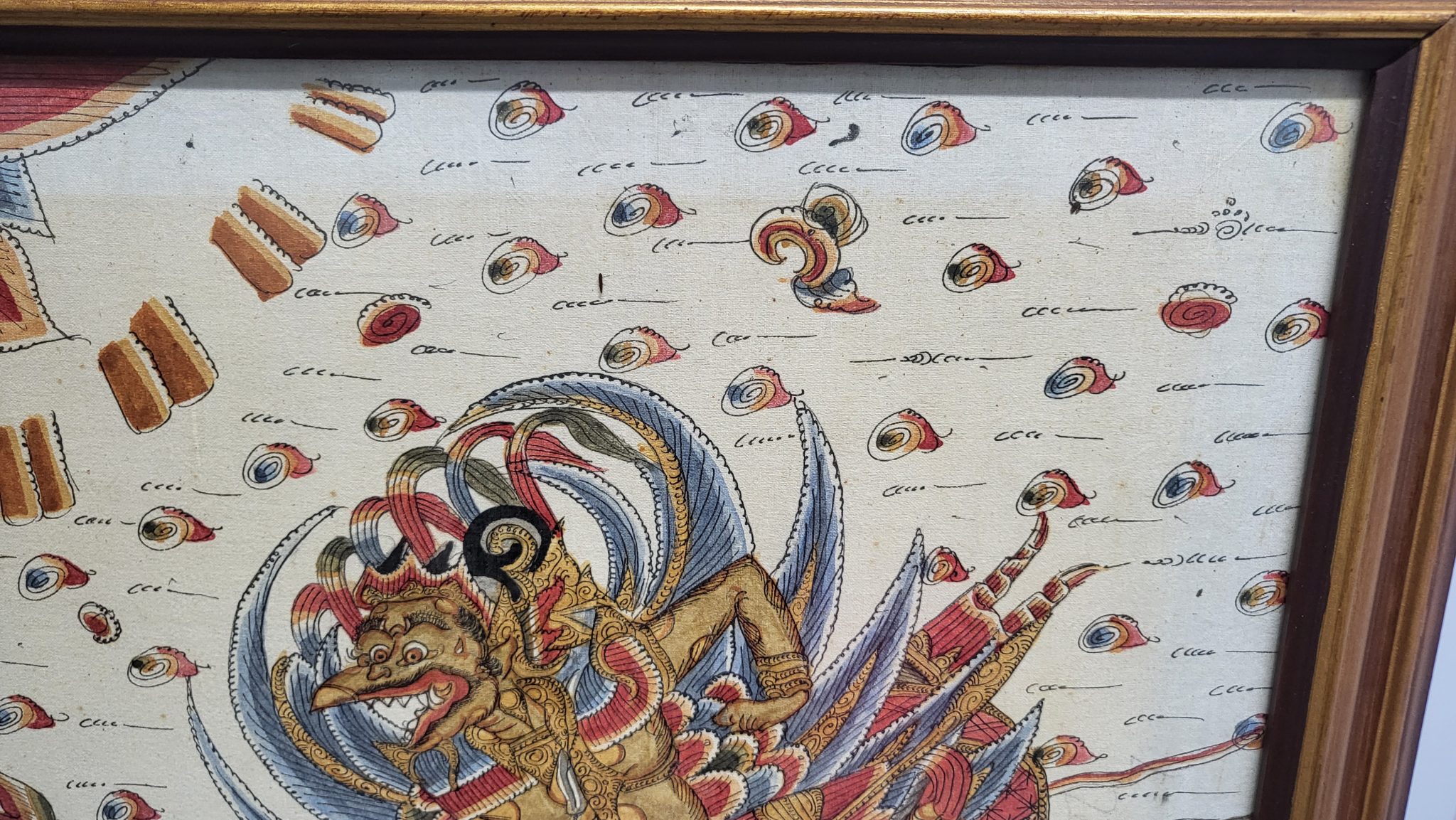 Kamasan Ramayana Garuda painting - Eye Ma Ozi Collector